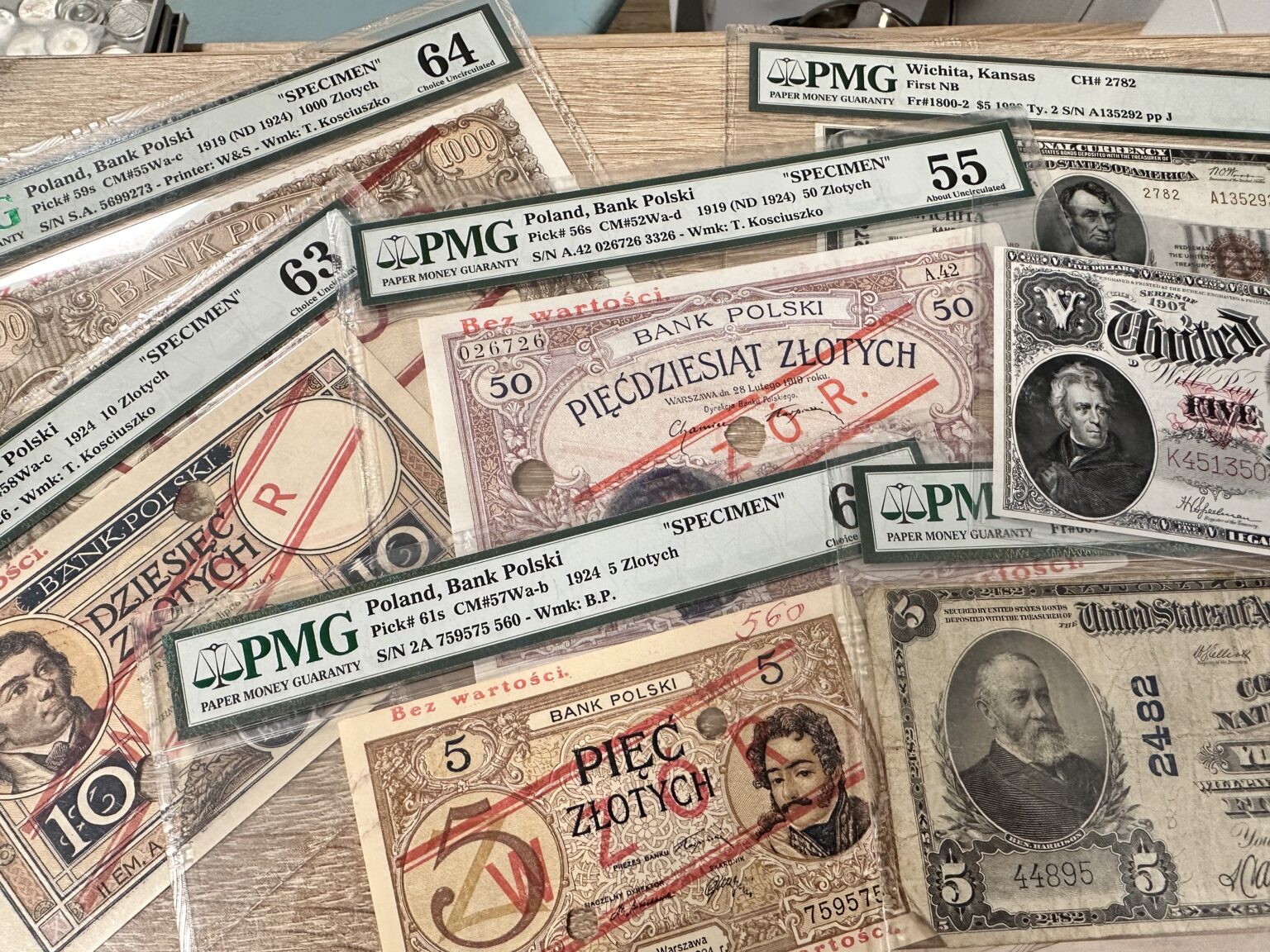 Grading monet, grading banknotów, pmg grading Polska, grading ngc, cena ...